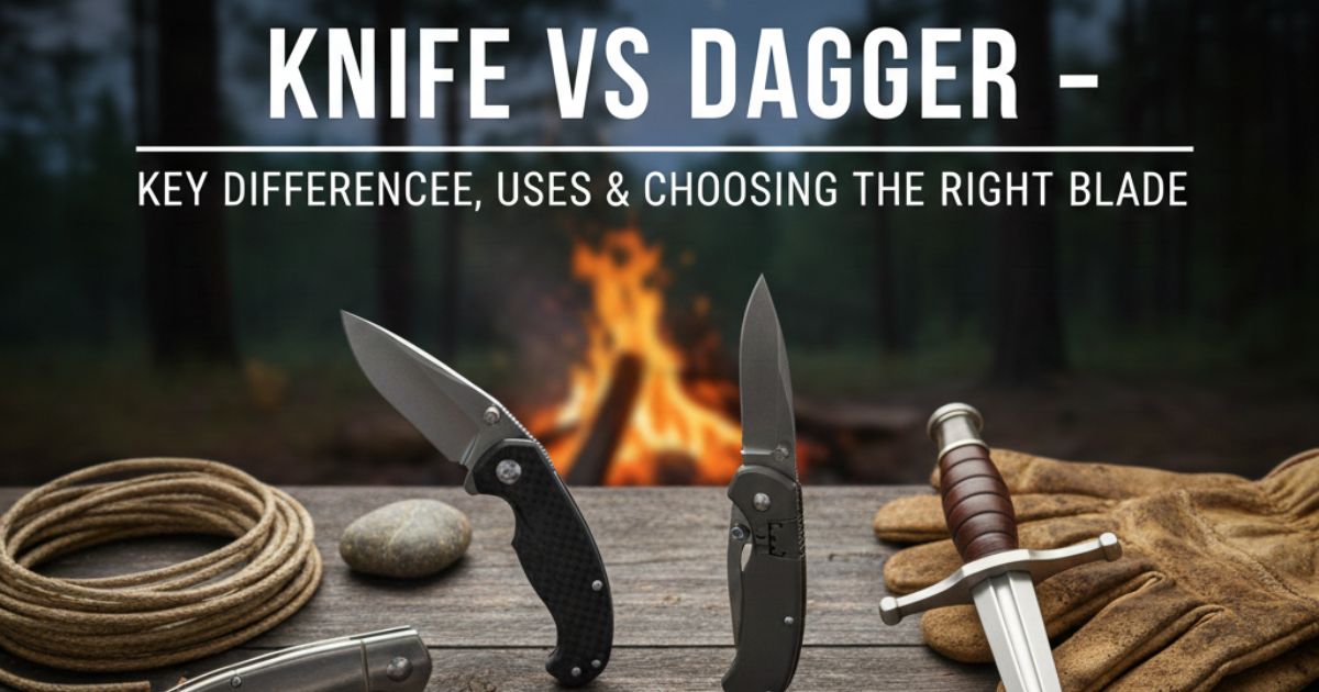 Knife vs Dagger –Key Differences, Uses & Choosing the Right Blade – ZB ...