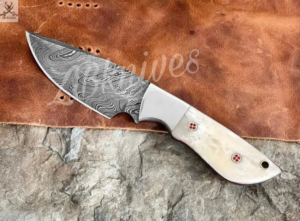 Professional Knife Skins Game - 8" Hand-Forged Damascus + Sheath – ZB ...